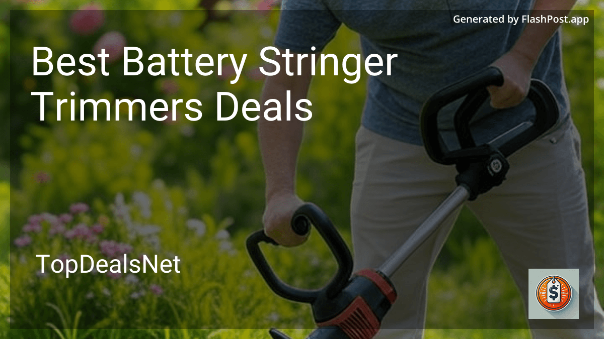 5 Best Battery Stringer Trimmers Deals in 2026