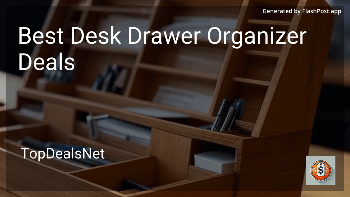 6 Best Desk Drawer Organizer Deals in 2026