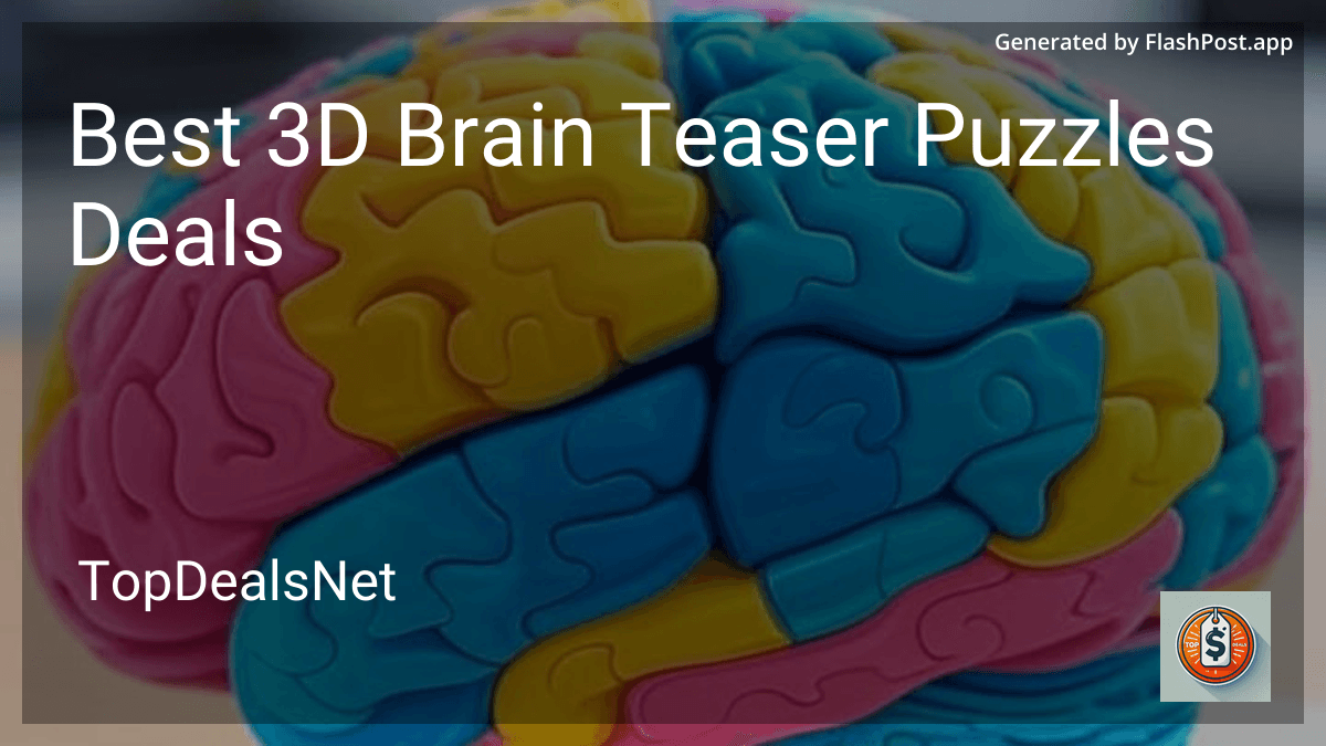 9 Best 3D Brain Teaser Puzzles Deals in 2026