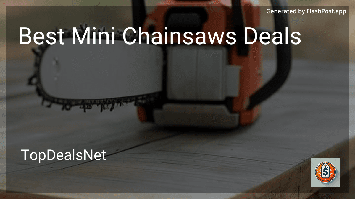 10 Best Mini Chainsaws Deals in 2026