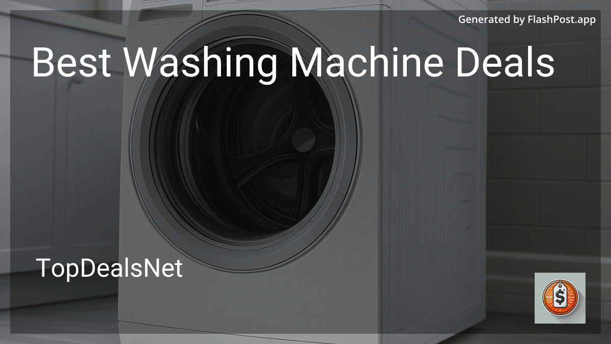 7 Best Washing Machine Deals in 2026