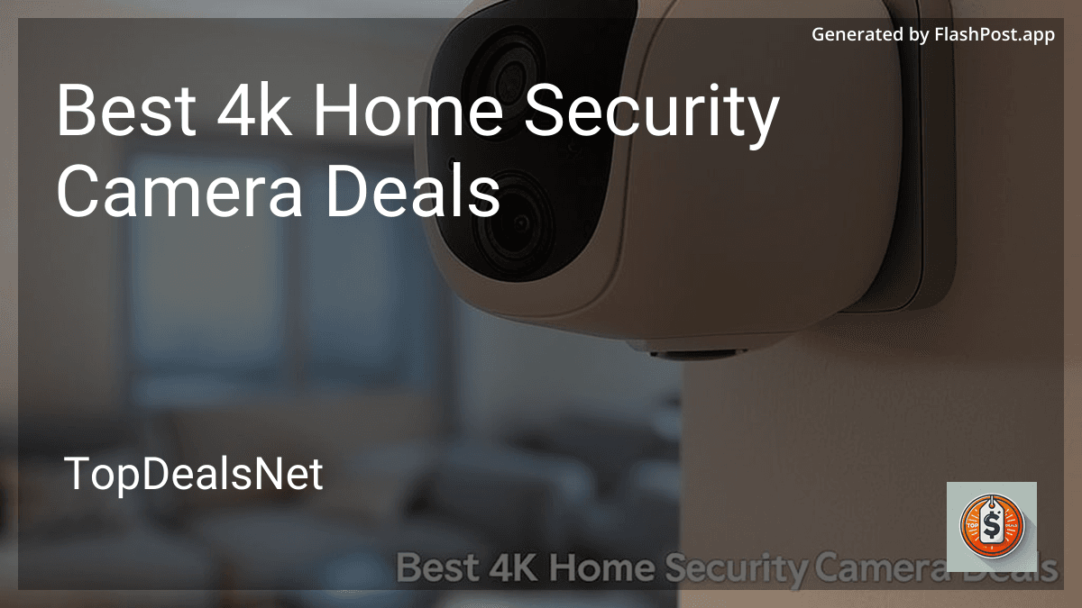 10 Best 4k Home Security Camera Deals in 2026