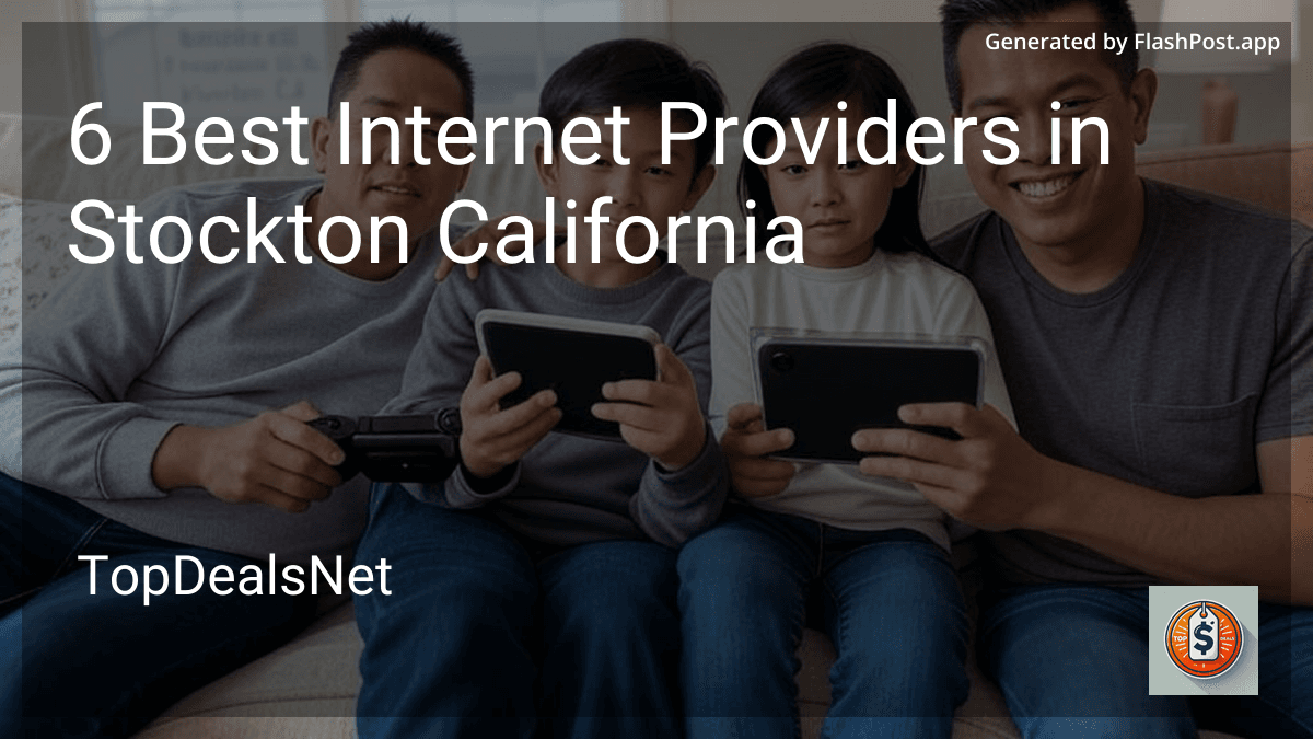 6 Best Internet Providers in Stockton California in 2026