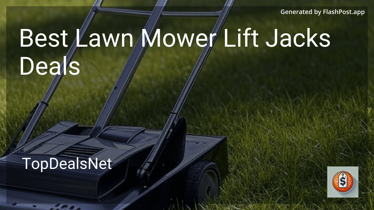 9 Best Lawn Mower Lift Jacks Deals in 2026