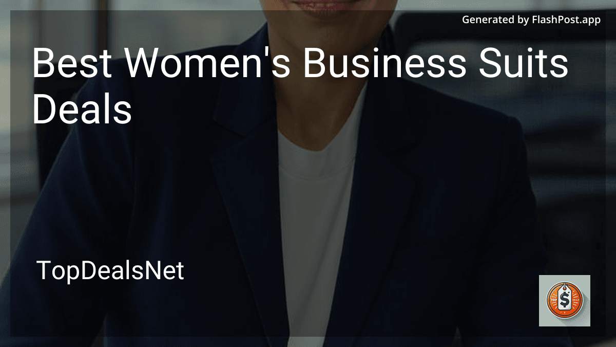 7 Best Women's Business Suits Deals in 2026