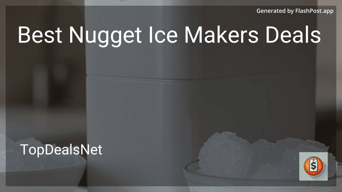 9 Best Nugget Ice Makers Deals in 2026