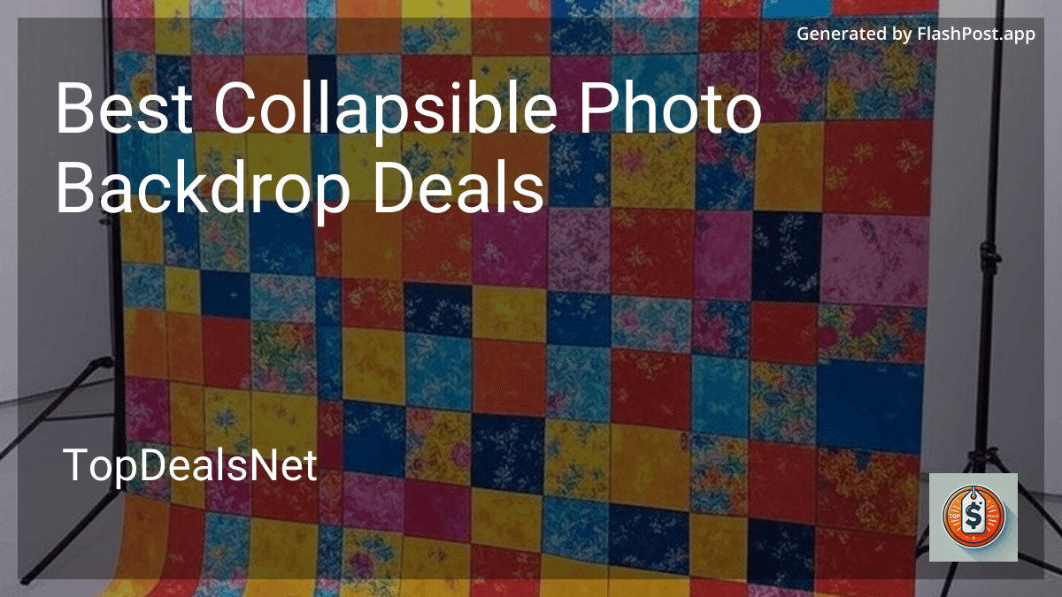 10 Best Collapsible Photo Backdrop Deals in 2026