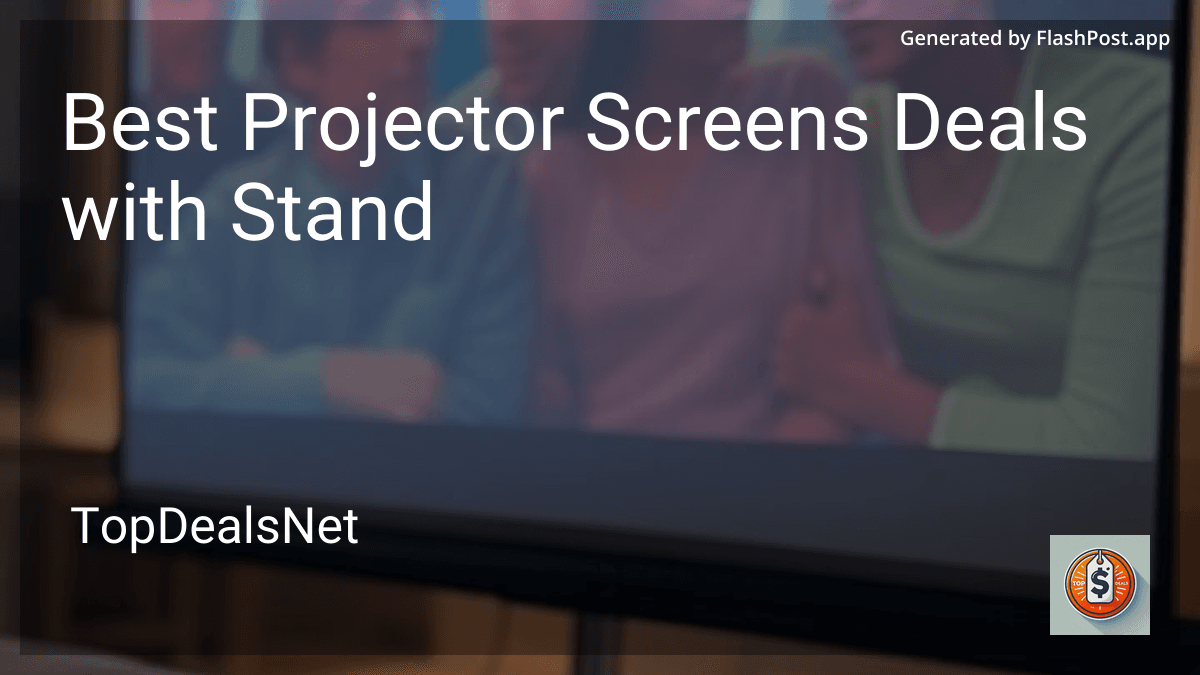10 Best Projector Screens Deals with Stand in 2026