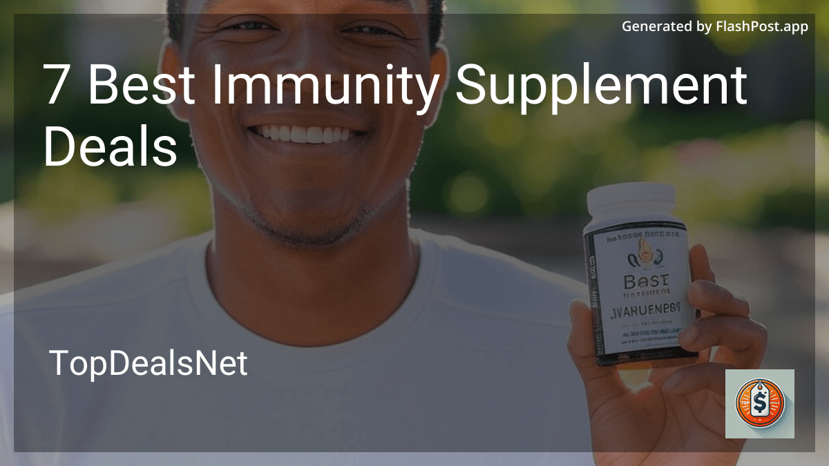 7 Best Immunity Supplement Deals in 2025