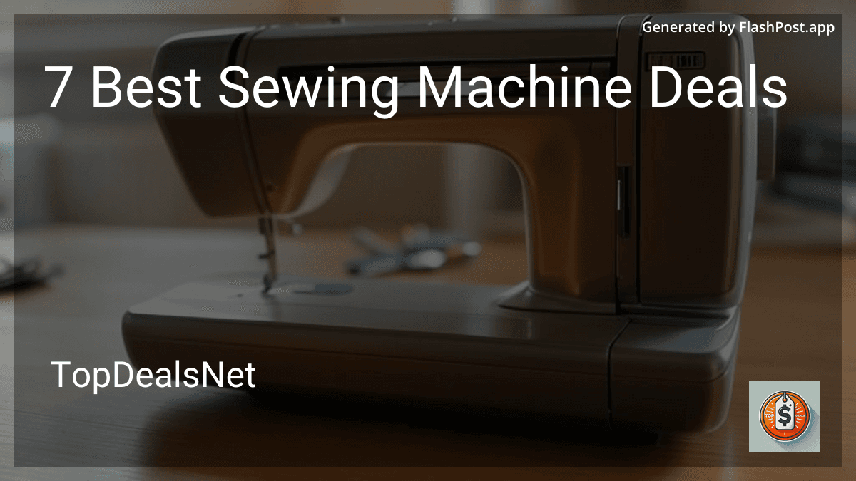 7 Best Sewing Machine Deals in 2026