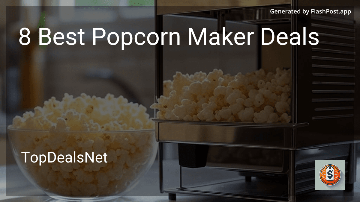 8 Best Popcorn Maker Deals in 2025