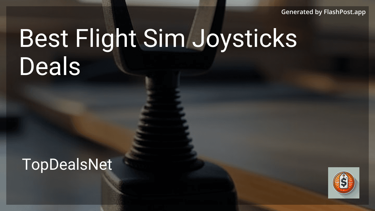 6 Best Flight Sim Joysticks Deals in 2025