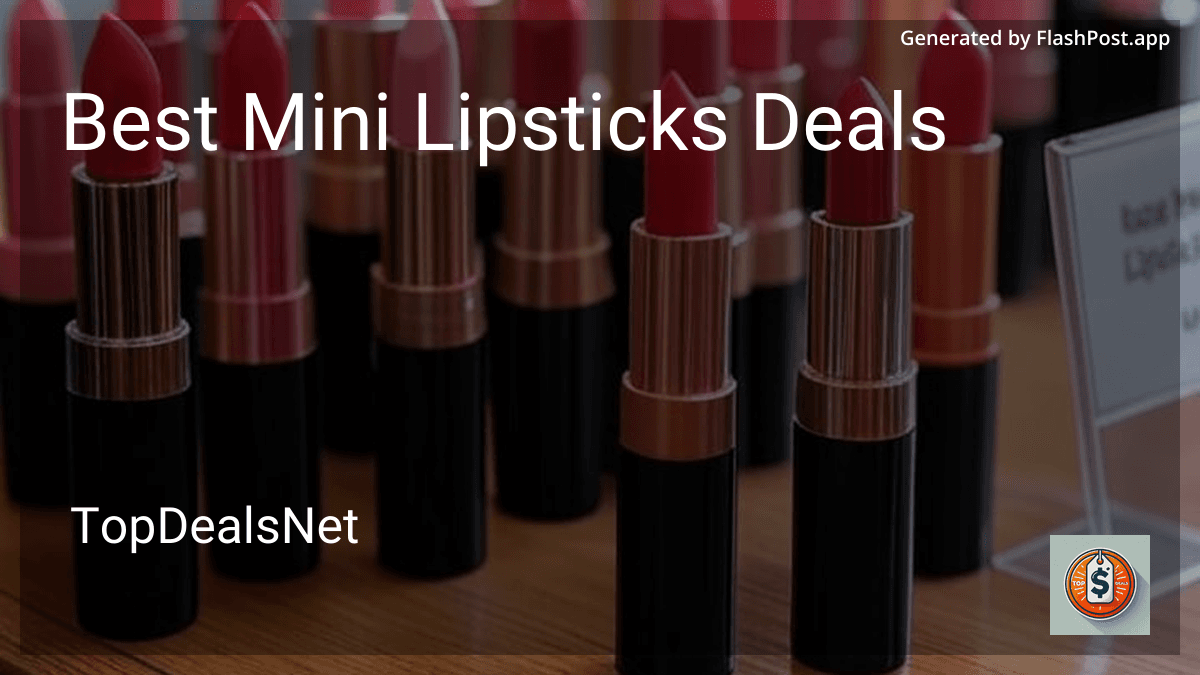 9 Best Mini Lipsticks Deals in 2026