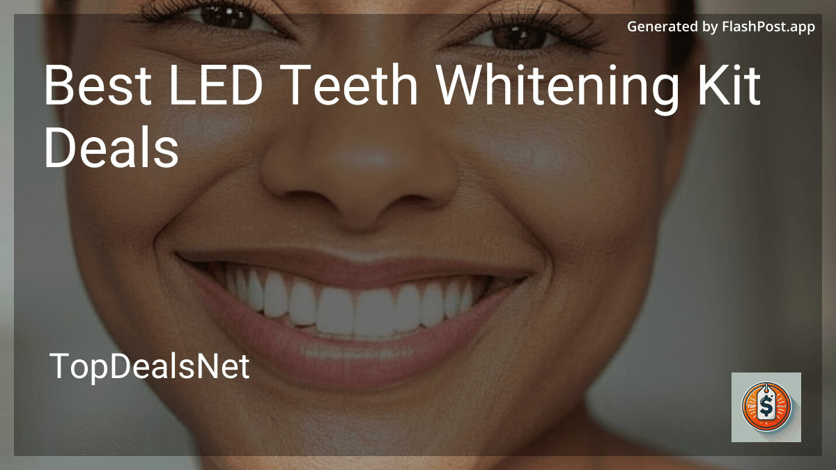 9 Best LED Teeth Whitening Kit Deals in 2026