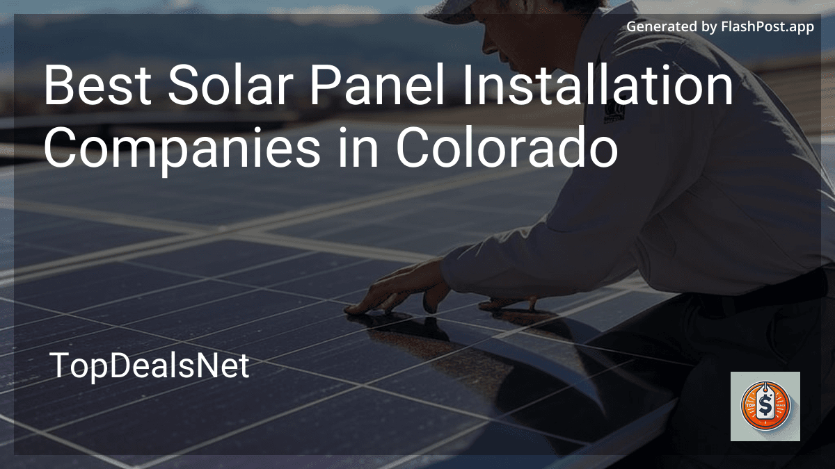 5 Best Solar Panel Installation Companies in Colorado in 2025