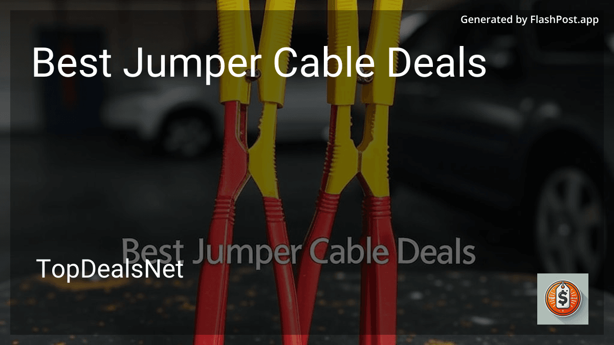 7 Best Jumper Cable Deals in 2026