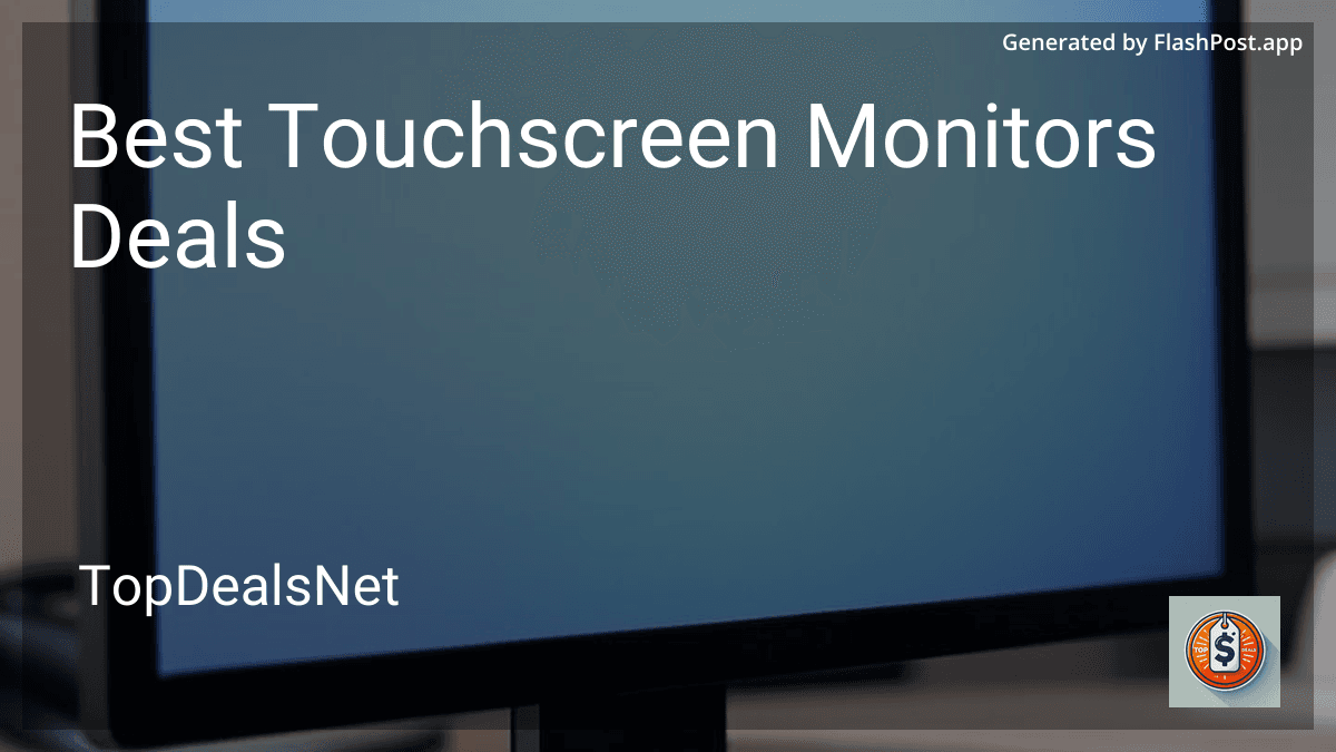 10 Best Touchscreen Monitors Deals in 2026