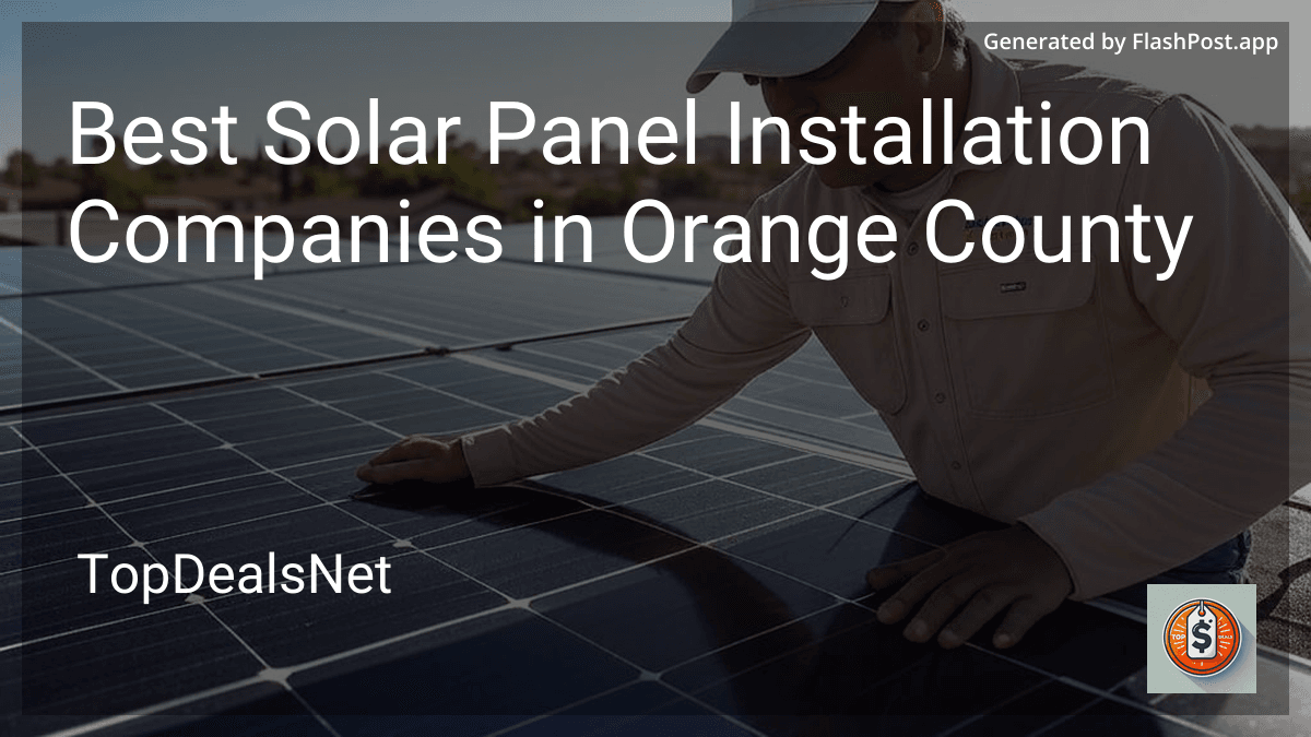 6 Best Solar Panel Installation Companies in Orange County in 2026