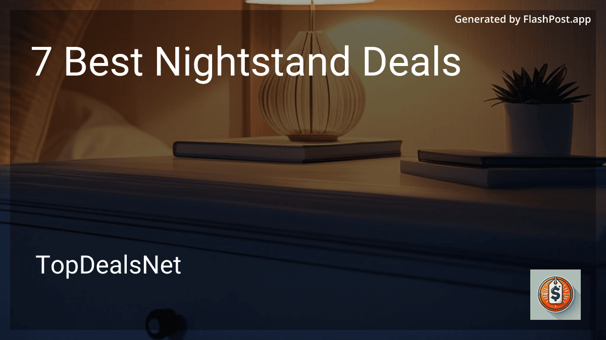 7 Best Nightstand Deals in 2026