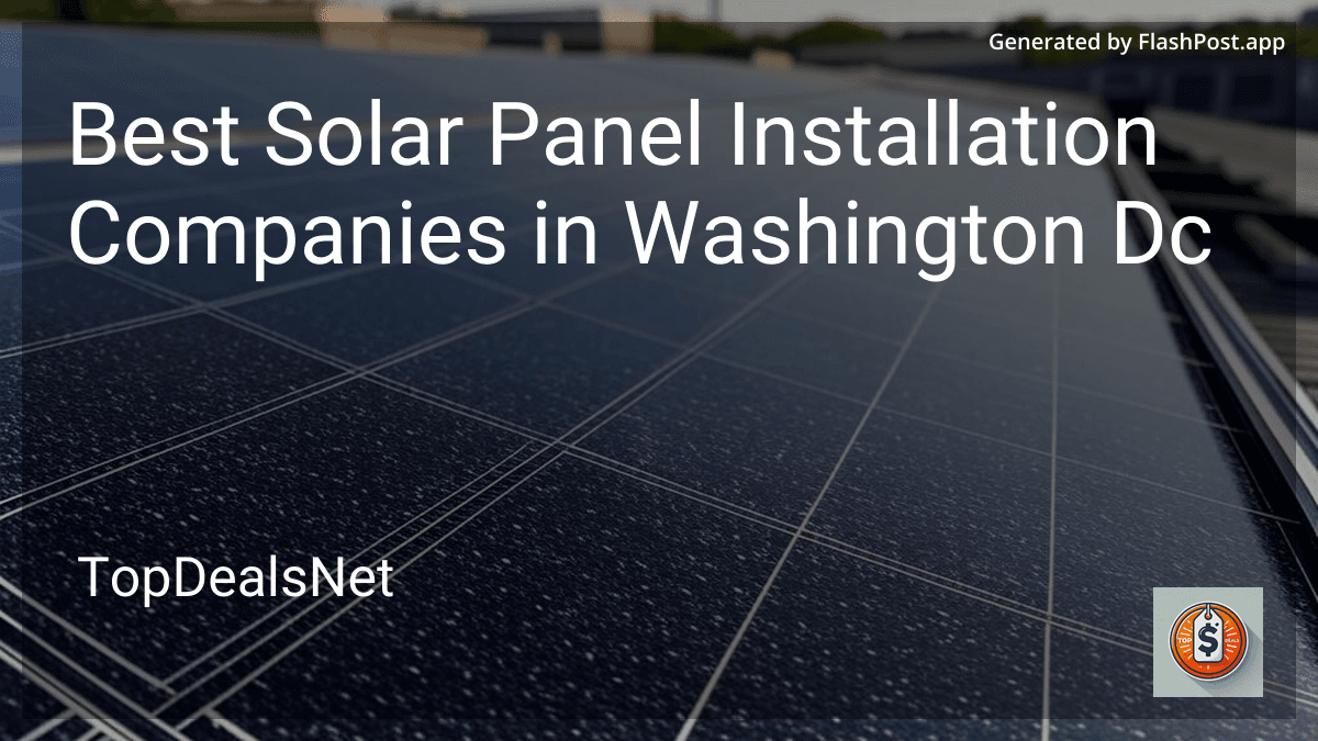 4 Best Solar Panel Installation Companies in Washington Dc in 2026