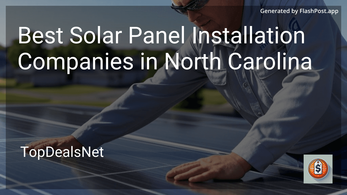 5 Best Solar Panel Installation Companies in North Carolina in 2026