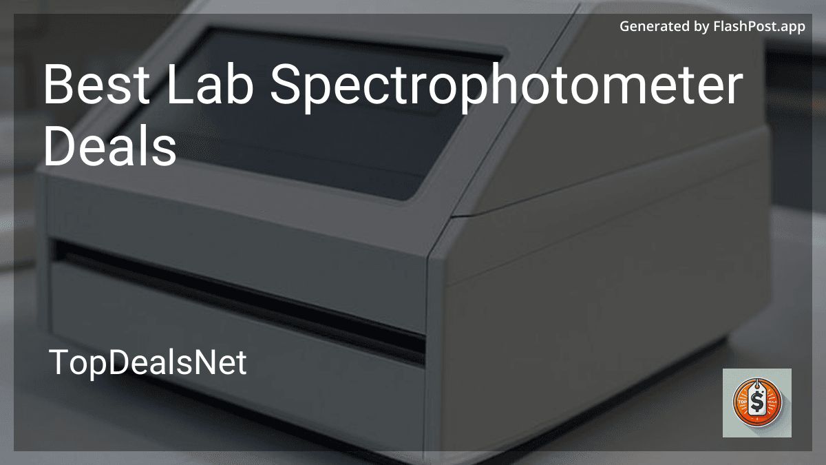 8 Best Lab Spectrophotometer Deals in 2026