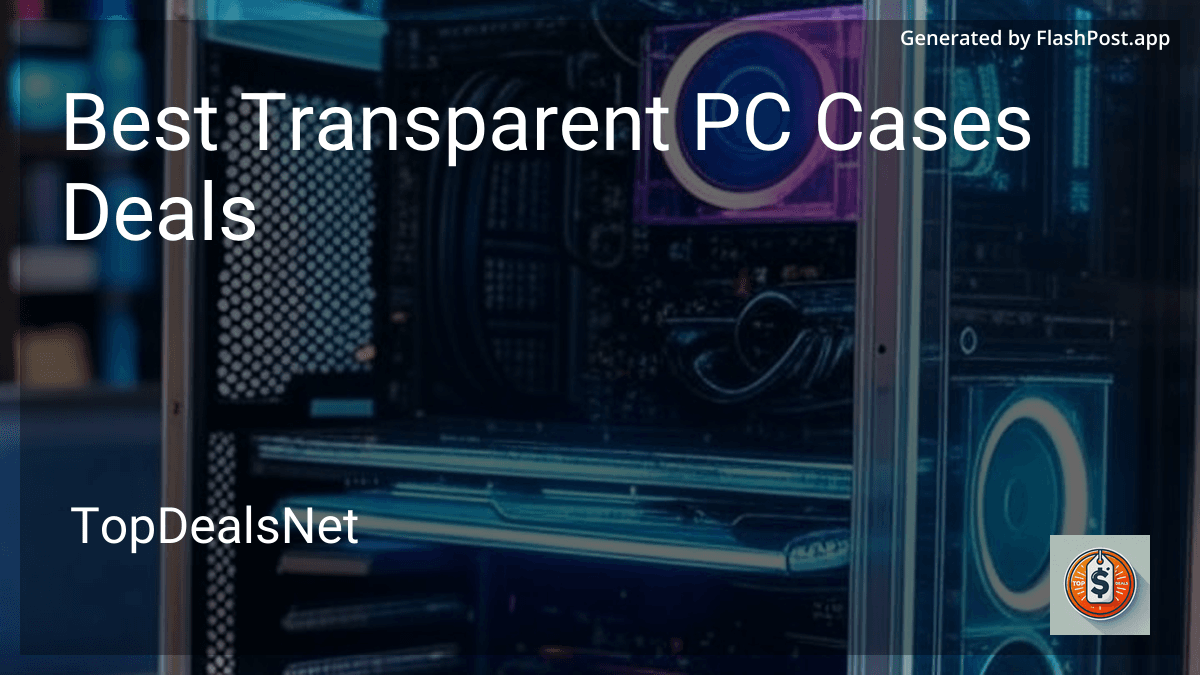 8 Best Transparent PC Cases Deals in 2026