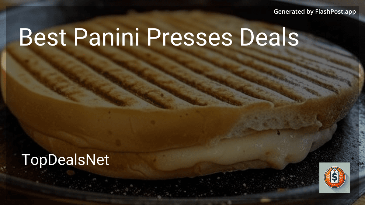 9 Best Panini Presses Deals in 2026