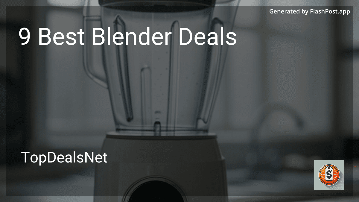 9 Best Blender Deals in 2026
