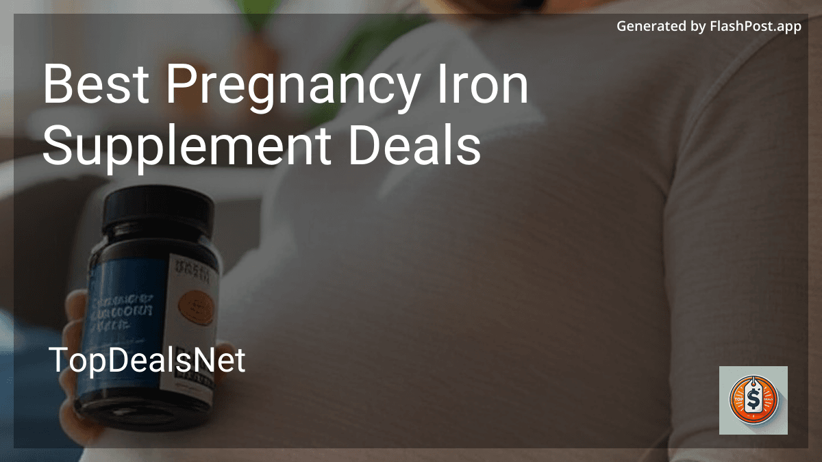 6 Best Pregnancy Iron Supplement Deals in 2026