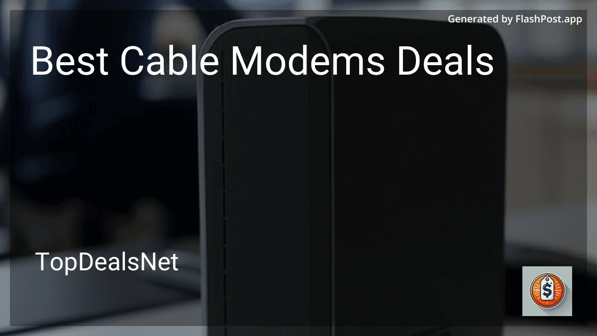 6 Best Cable Modems Deals in 2026