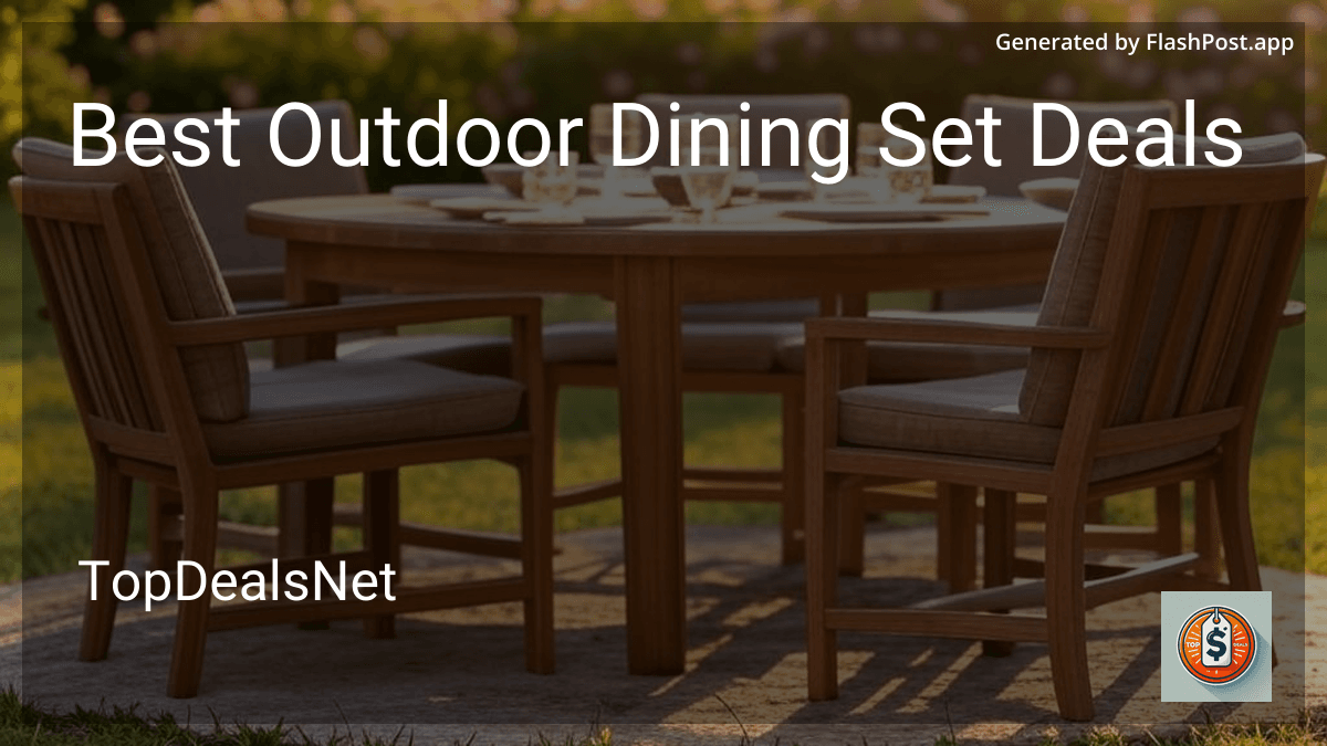 9 Best Outdoor Dining Set Deals in 2026